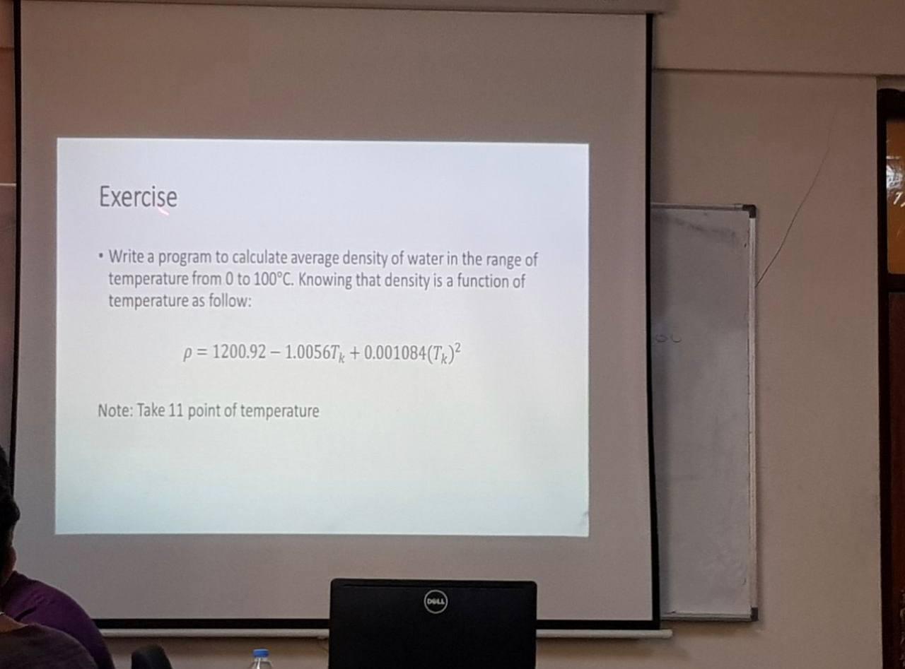 Solved Exercise • Write a program to calculate average | Chegg.com