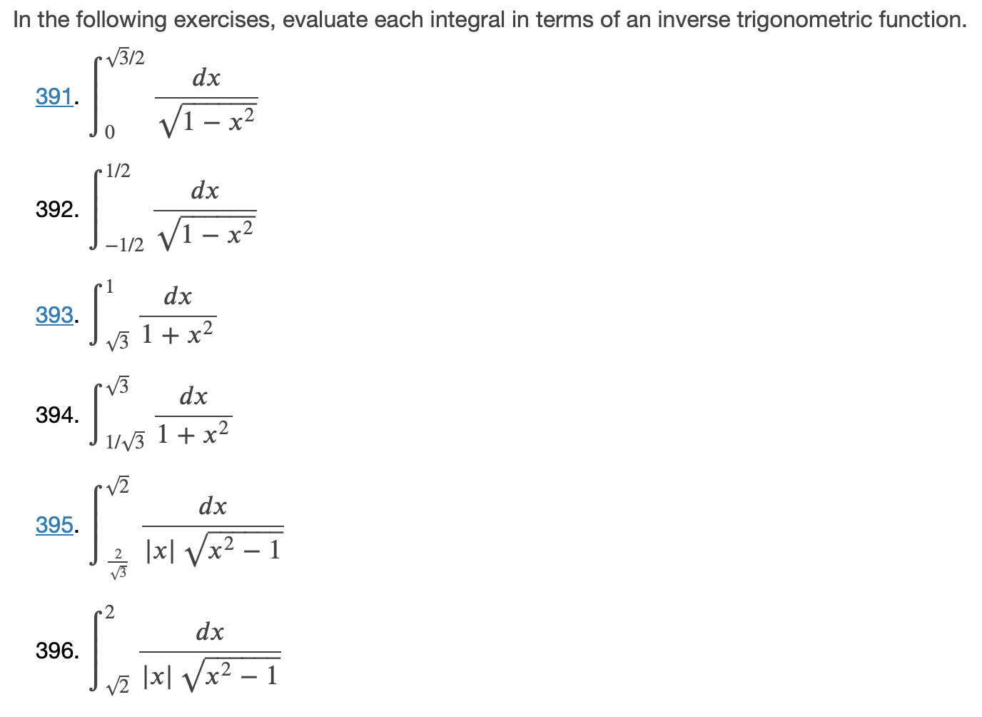 Solved In the following exercises, evaluate each integral in | Chegg.com