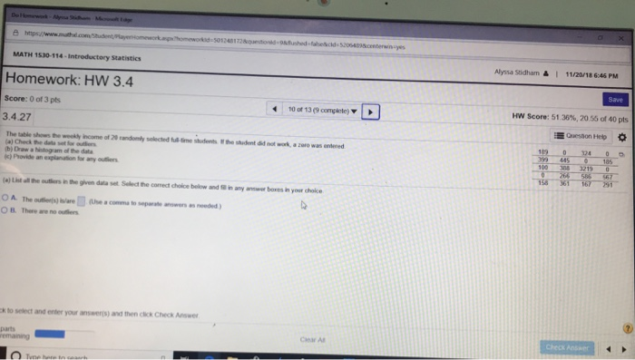 Solved 2481728questonld MATH 1530-114-Introductory | Chegg.com