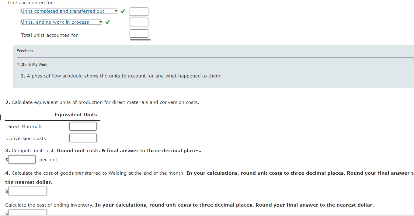 Solved FIFO Method, Physical Flow, Equivalent Units, Unit | Chegg.com