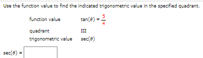 Solved Use the function value to find the indicated | Chegg.com