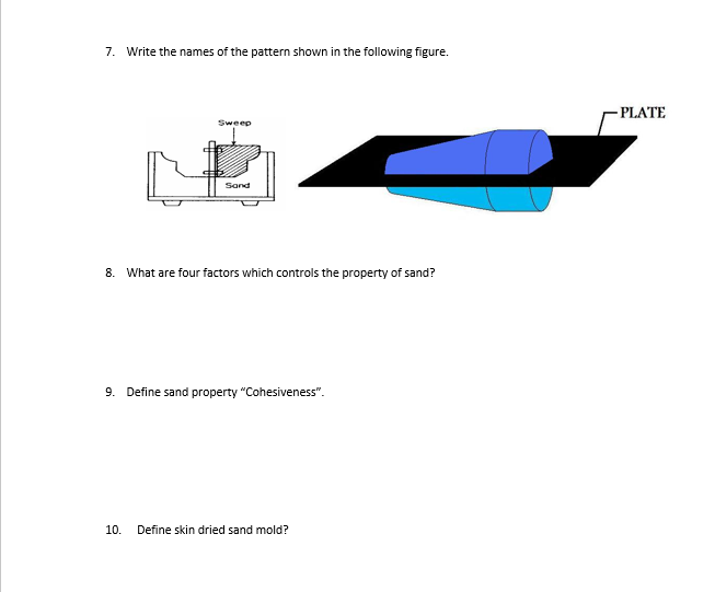 Solved Question 1: answer the following parts 1. Define sand | Chegg.com