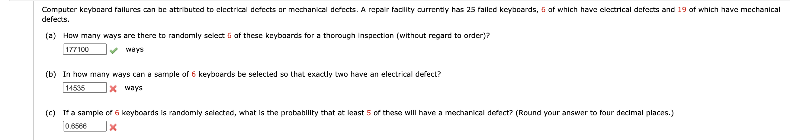 Solved Computer keyboard failures can be attributed to | Chegg.com