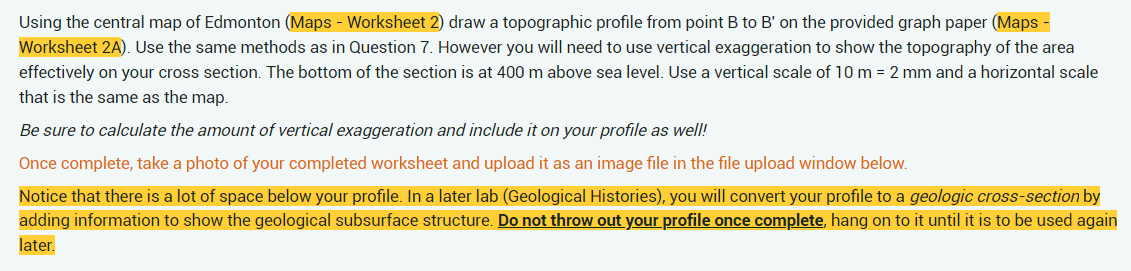 Solved Using the central map of Edmonton (Maps - Worksheet | Chegg.com