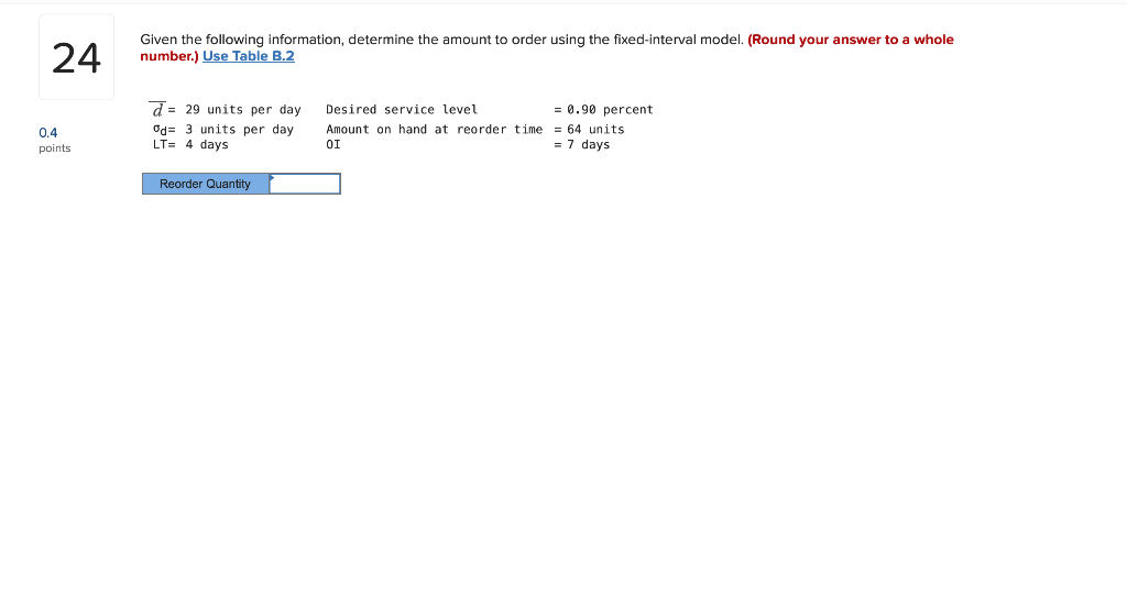 Solved Given the following information, determine the amount | Chegg.com