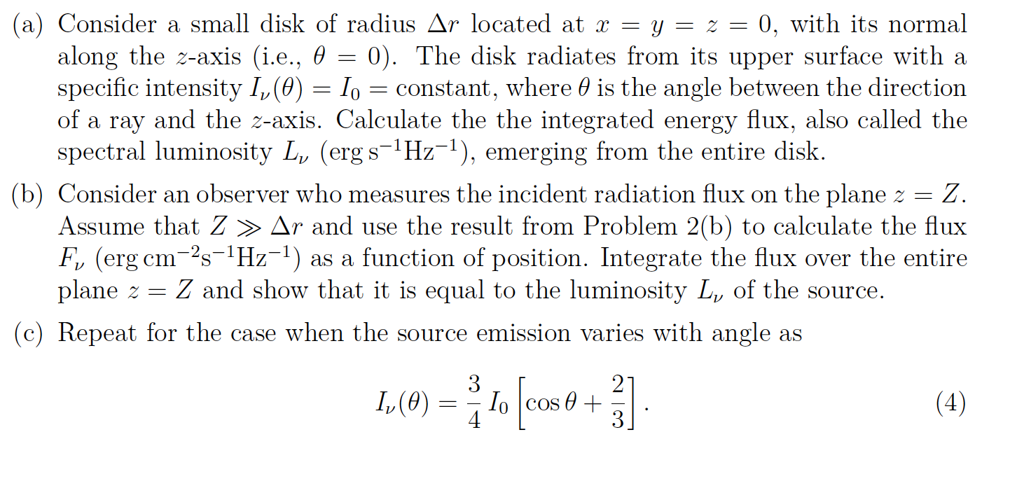 = (a) Consider a small disk of radius Ar located at x | Chegg.com