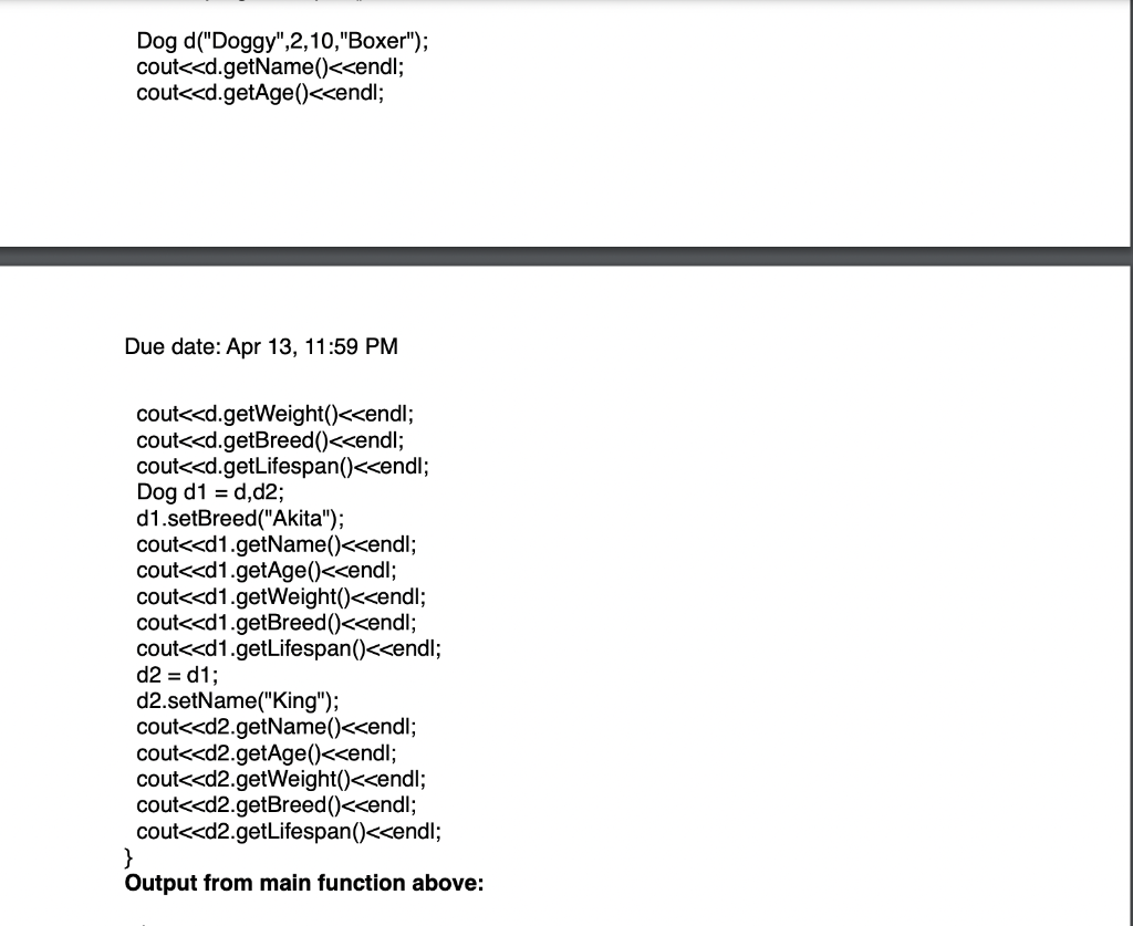 Solved 2. Define a Pet class that stores the pet’s name, | Chegg.com