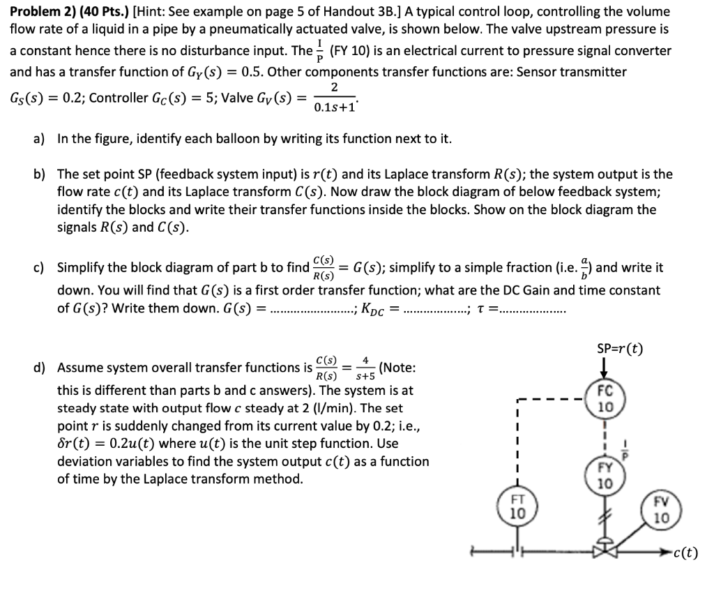Solved Problem 2) (40 Pts.) (Hint: See example on page 5 of | Chegg.com