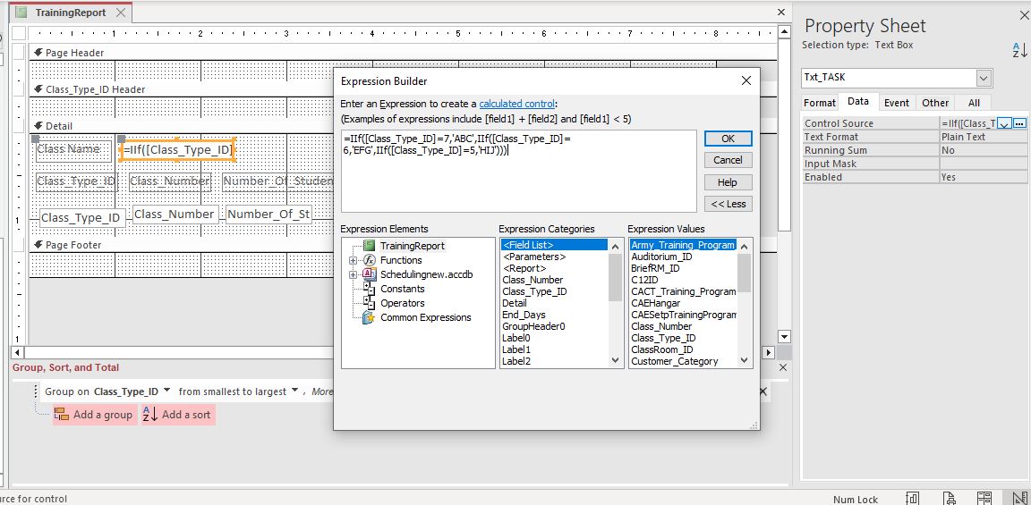 Solved Microsoft Access 2016 report writerWhen I run the | Chegg.com