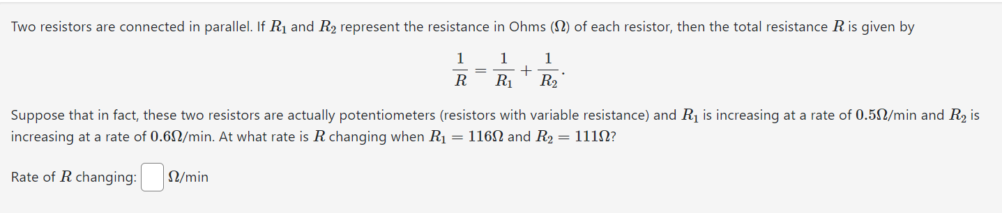 Solved R1=R11+R21. Suppose that in fact, these two resistors | Chegg.com