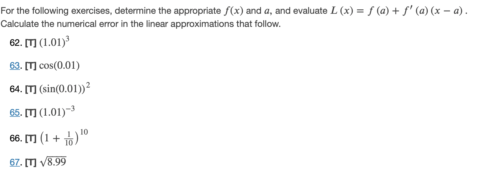 Solved For the following exercises, determine the | Chegg.com