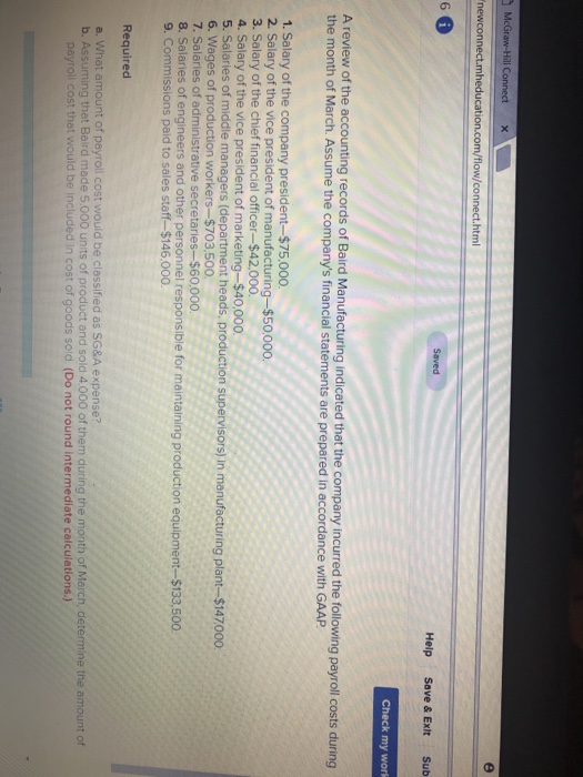 Solved Hill Connect X tml 6 Help Save & Exit Sub Check my | Chegg.com Solved Hill Connect X tml 6 Help Save & Exit Sub Check my | Chegg.com