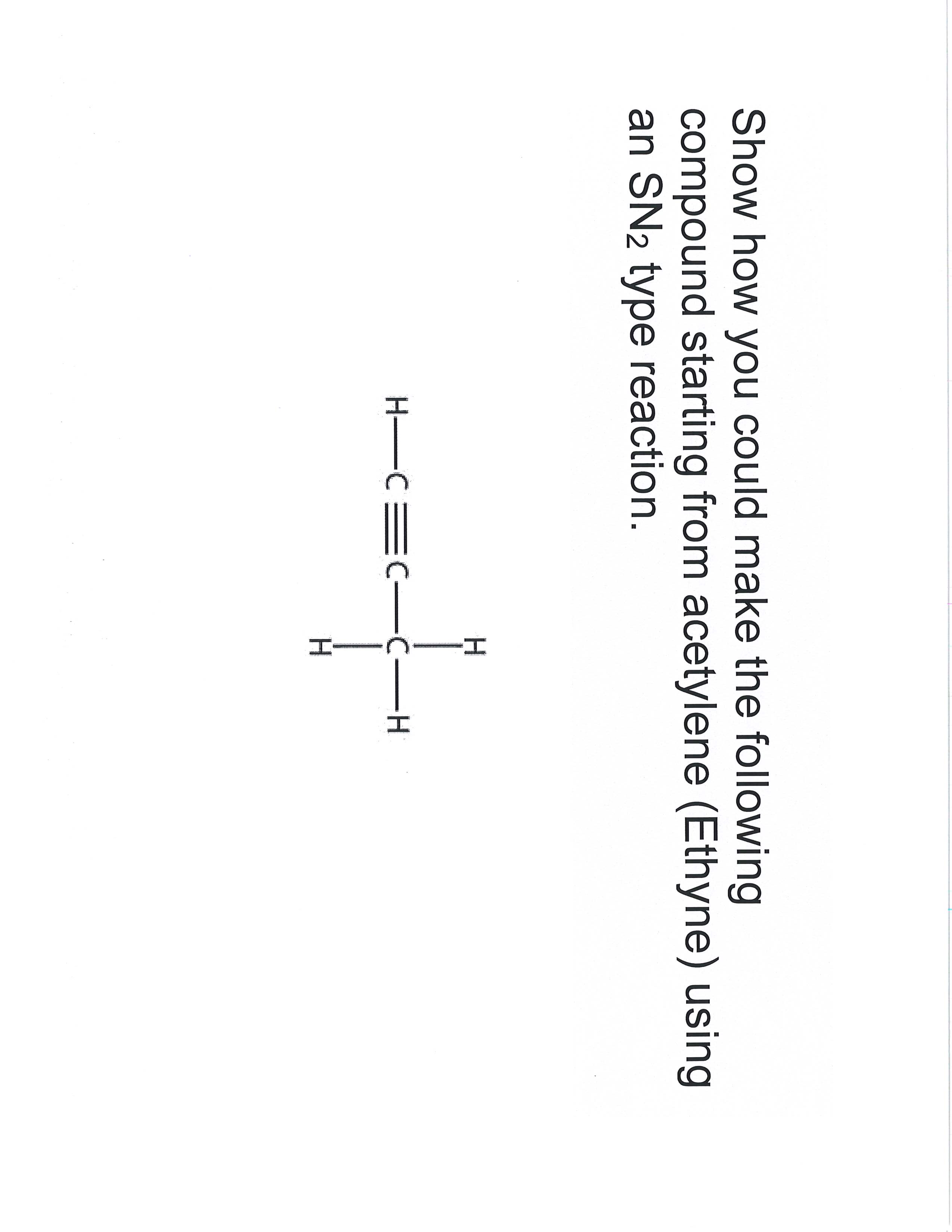 Solved Show how you could make the followingcompound | Chegg.com