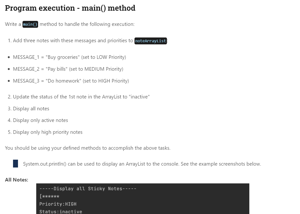 Solved -Display all Sticky Notes---- [****** Priority:HIGH | Chegg.com