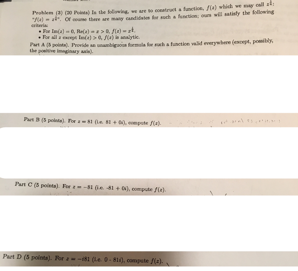 Solved Problem (3) (20 Points) In the following, we are to | Chegg.com
