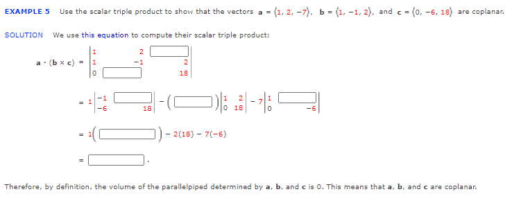Solved Example 5 Use The Scalar Triple Product To Show That