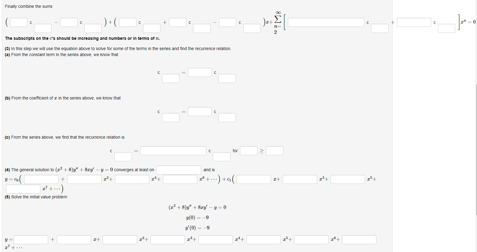 Solved (40 points) In this problem you will solve the | Chegg.com