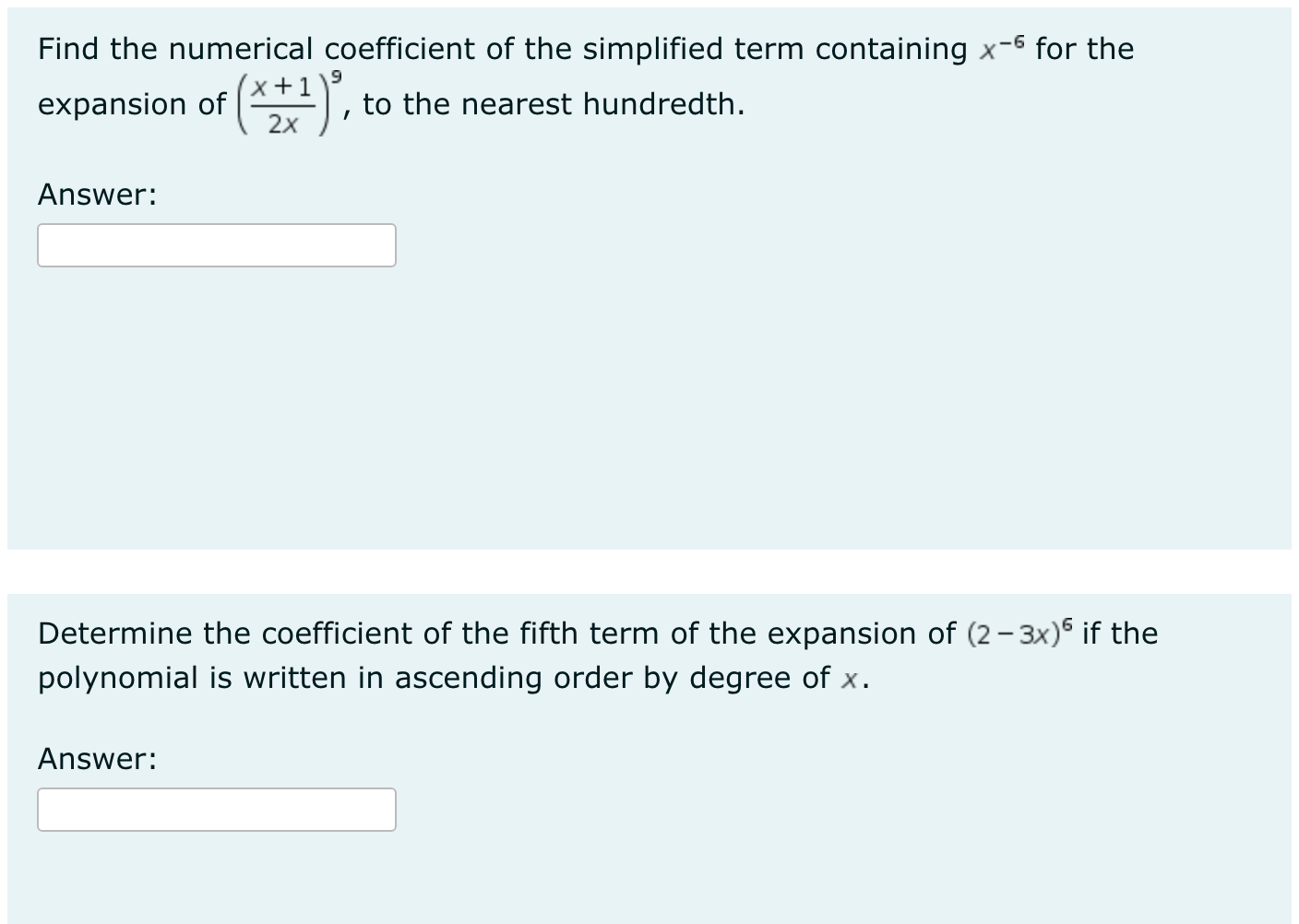 Solved Find the numerical coefficient of the simplified term | Chegg.com