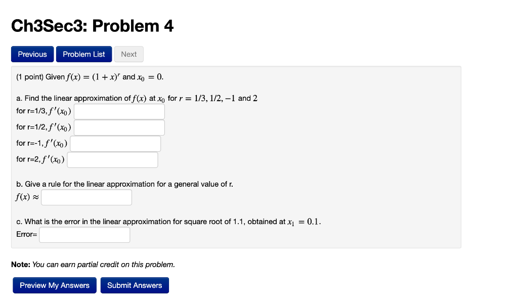 Solved Ch3Sec3: Problem 4 Previous Problem List Next (1 | Chegg.com
