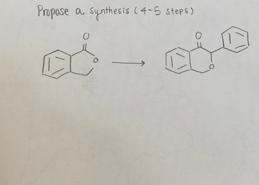 Solved a synthesis (4-5 Steps) | Chegg.com