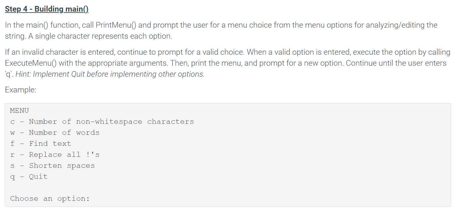 Solved This program is about using and writing functions to | Chegg.com