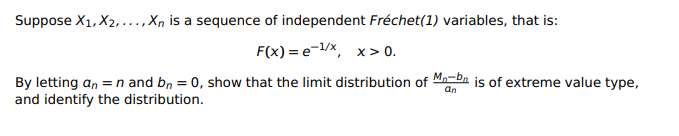 Solved Suppose X1,X2,…,Xn is a sequence of independent | Chegg.com