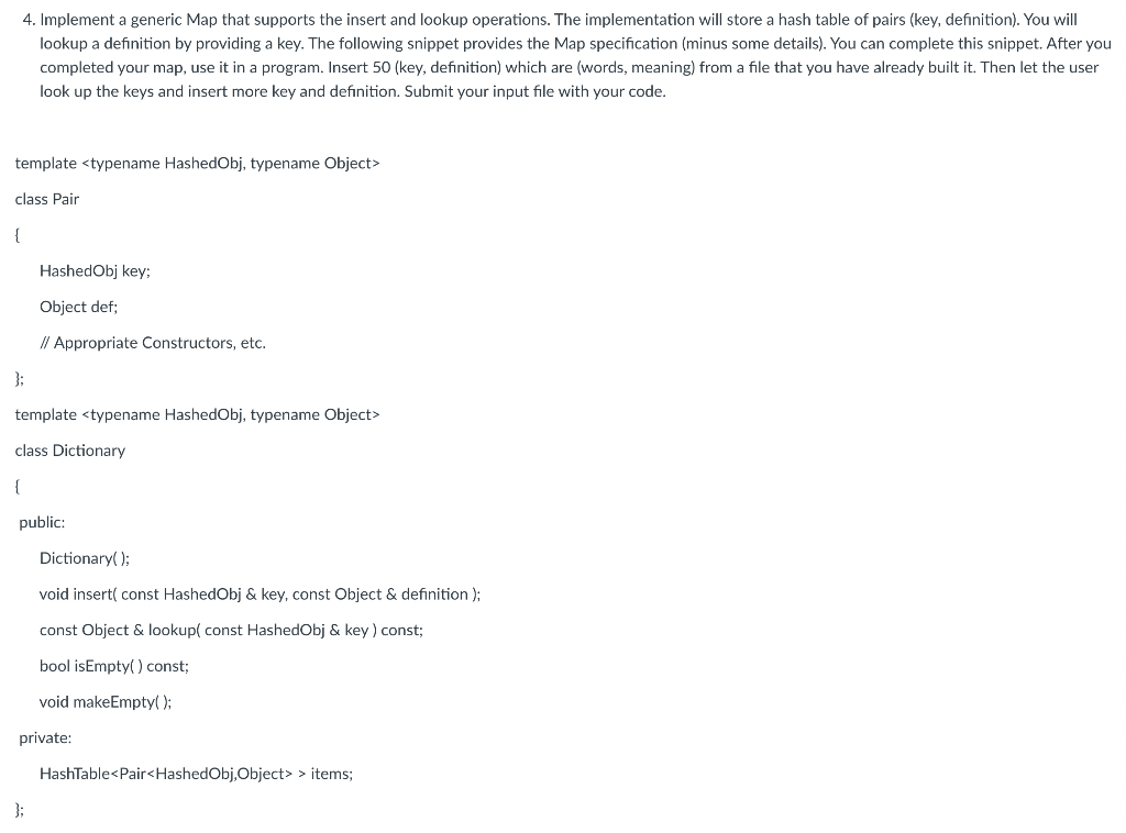 Solved In C++ Hello I need help with this question. Please | Chegg.com