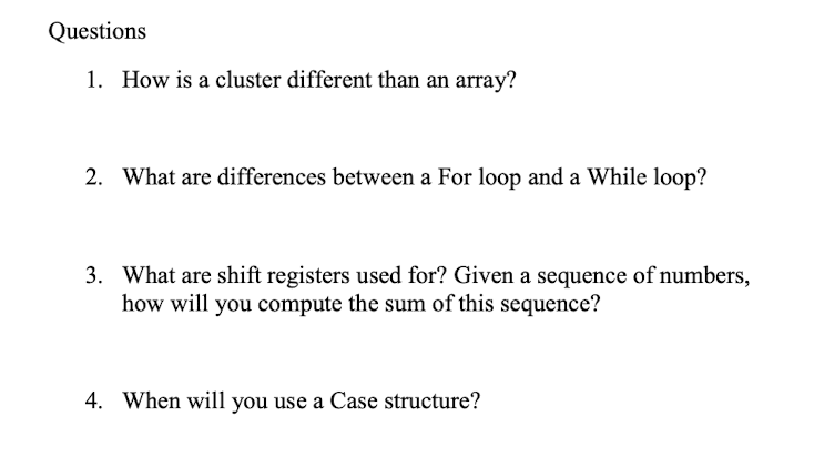 Solved Questions 1. How is a cluster different than an | Chegg.com