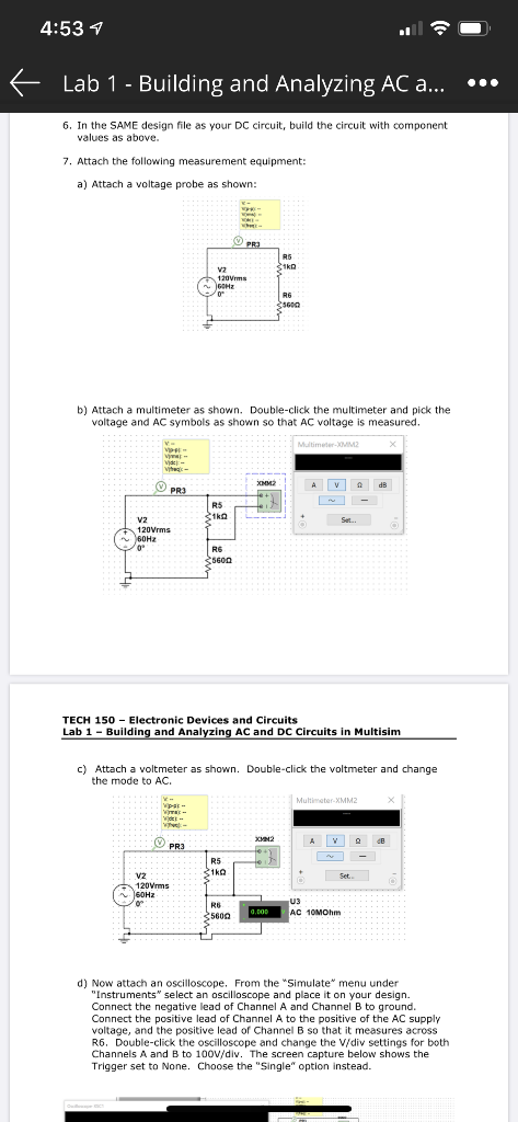 Solved 451 4 F Lab 1 Building And Analyzing Ac A Tech 8162