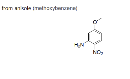 Solved from anisole (methoxybenzene) | Chegg.com