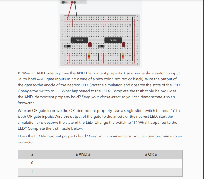Solved Part - 1 Prove the Boolean Idempotent Properties A. | Chegg.com