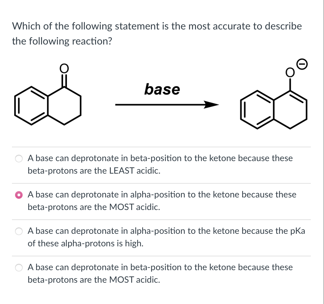 Solved Which of the following statement is the most accurate | Chegg.com