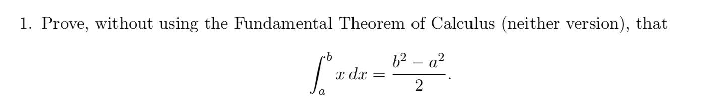 Question 1 - This is homework for Advanced Calculus | Chegg.com