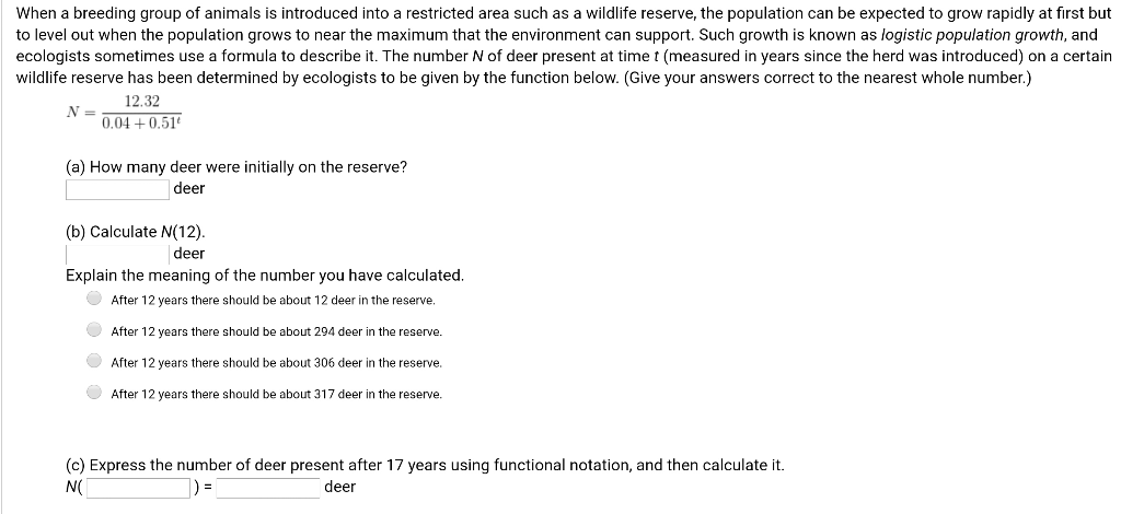 Solved When a breeding group of animals is introduced into a | Chegg.com