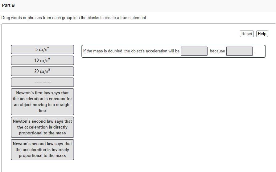 Solved Item 5 M Review An Object Experiencing A Constant