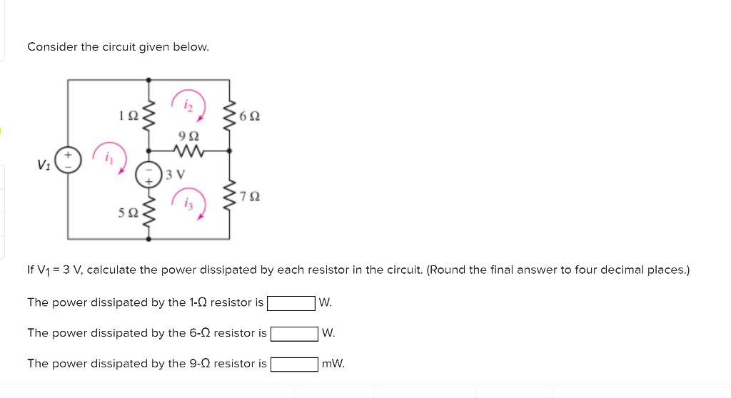 Solved Consider The Circuit Given Below If V13 V 
