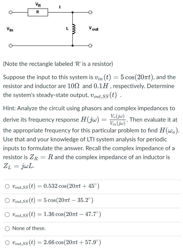 Solved (Note the rectangle labeled ' R ' is a resistor) | Chegg.com