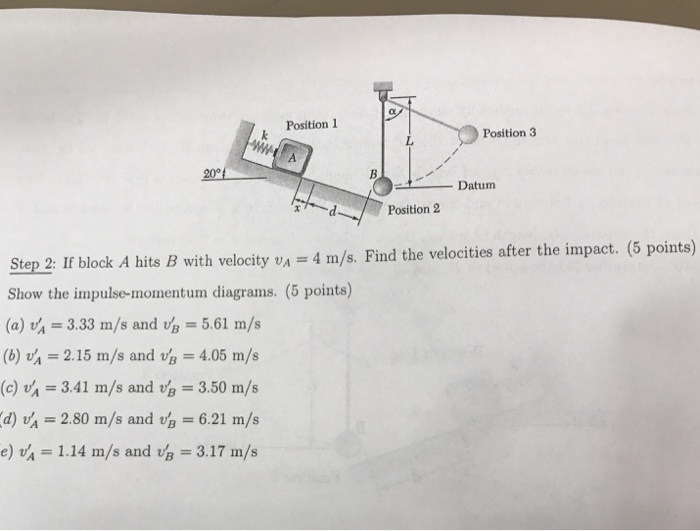 Solved Problem 5: Block A (with mass 3.5 kg) is pushed up | Chegg.com