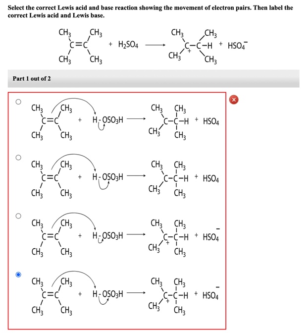 Solved Select the correct Lewis acid and base reaction | Chegg.com Solved Select the correct Lewis acid and base reaction | Chegg.com