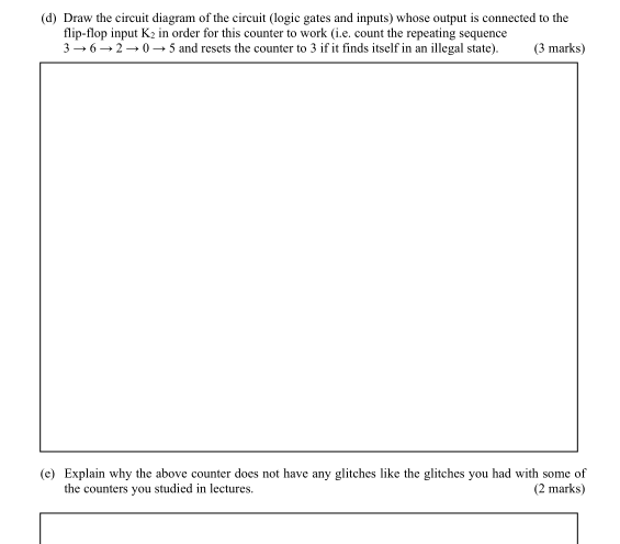 Solved We wish to build a 3-bit synchronous counter using | Chegg.com