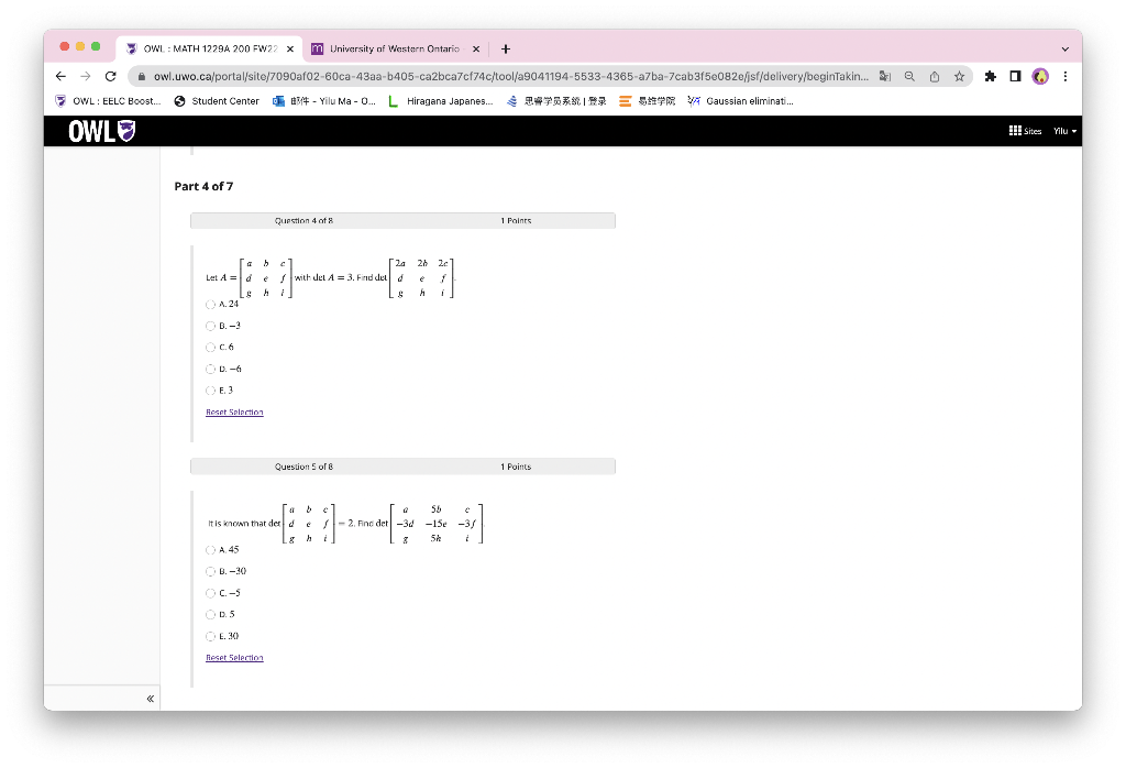 Solved Let A=⎣⎡adgbehcfi⎦⎤ with det A=3. Find det | Chegg.com Solved Let A=⎣⎡adgbehcfi⎦⎤ with det A=3. Find det | Chegg.com