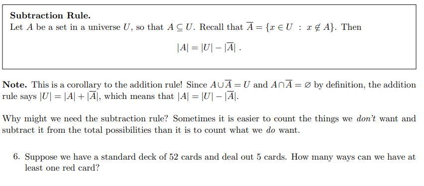 Solved Discrete math 4. Suppose we have two standard, | Chegg.com