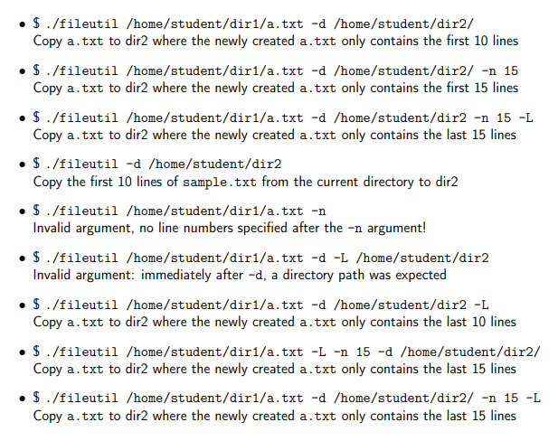 Solved *using c lanaguge Task 2: Functionality to support | Chegg.com