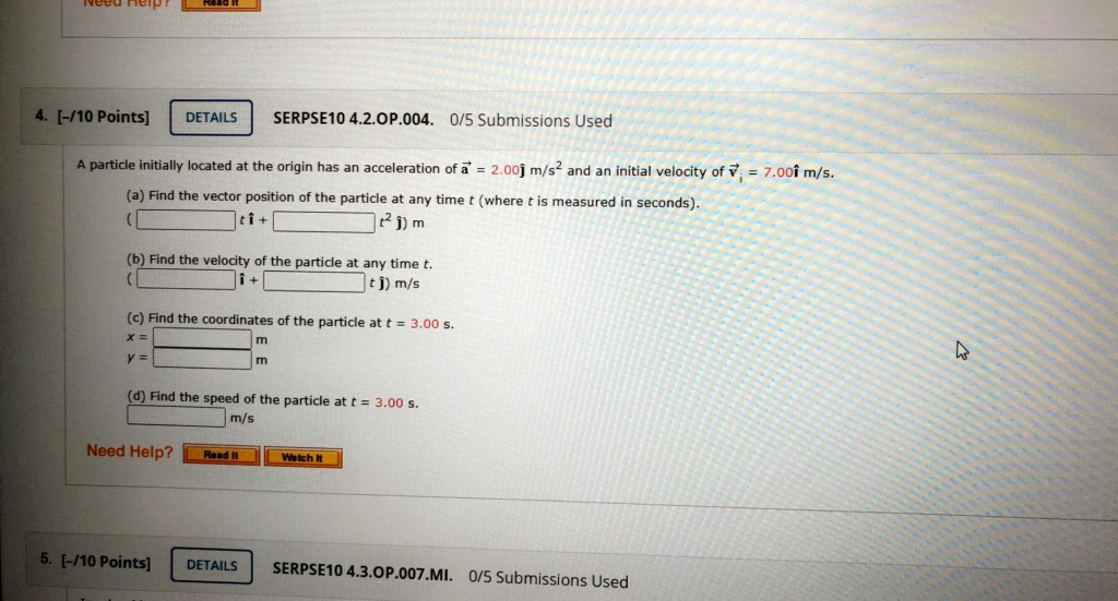 Solved Neuhei Rend 4. [-/10 Points] DETAILS SERPSE10 | Chegg.com
