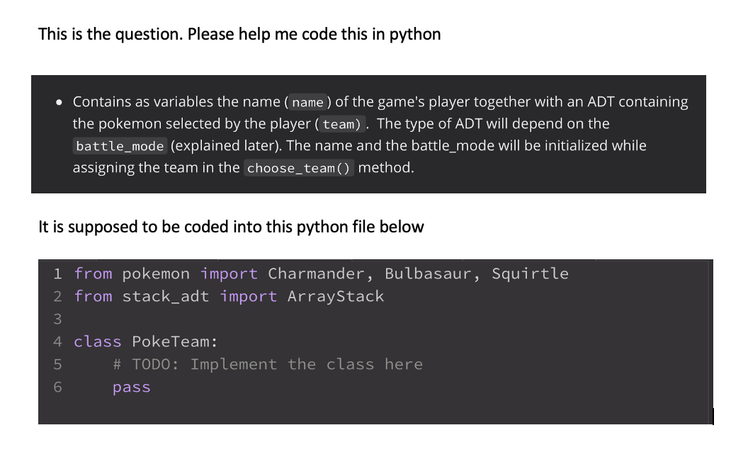 This is the question. Please help me code this in | Chegg.com