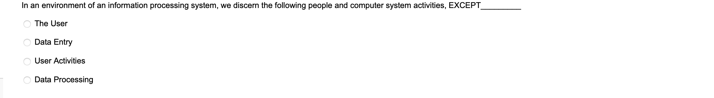 Solved In an environment of an information processing | Chegg.com