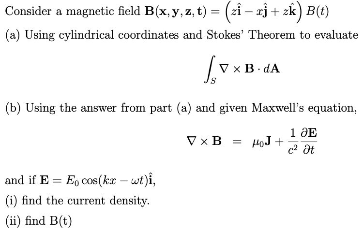 Solved Consider a magnetic field | Chegg.com