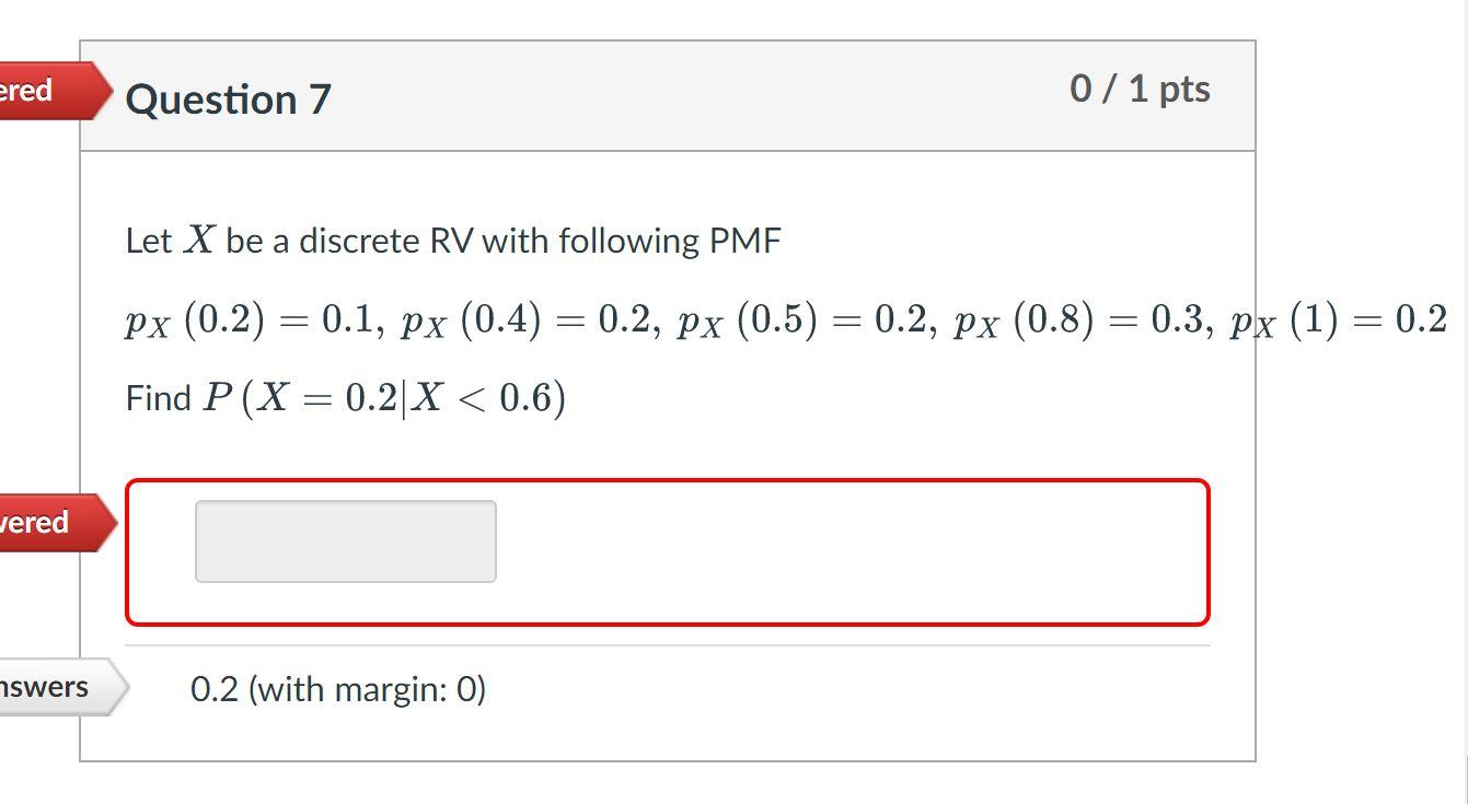 Solved Let X be a discrete RV with following PMF | Chegg.com
