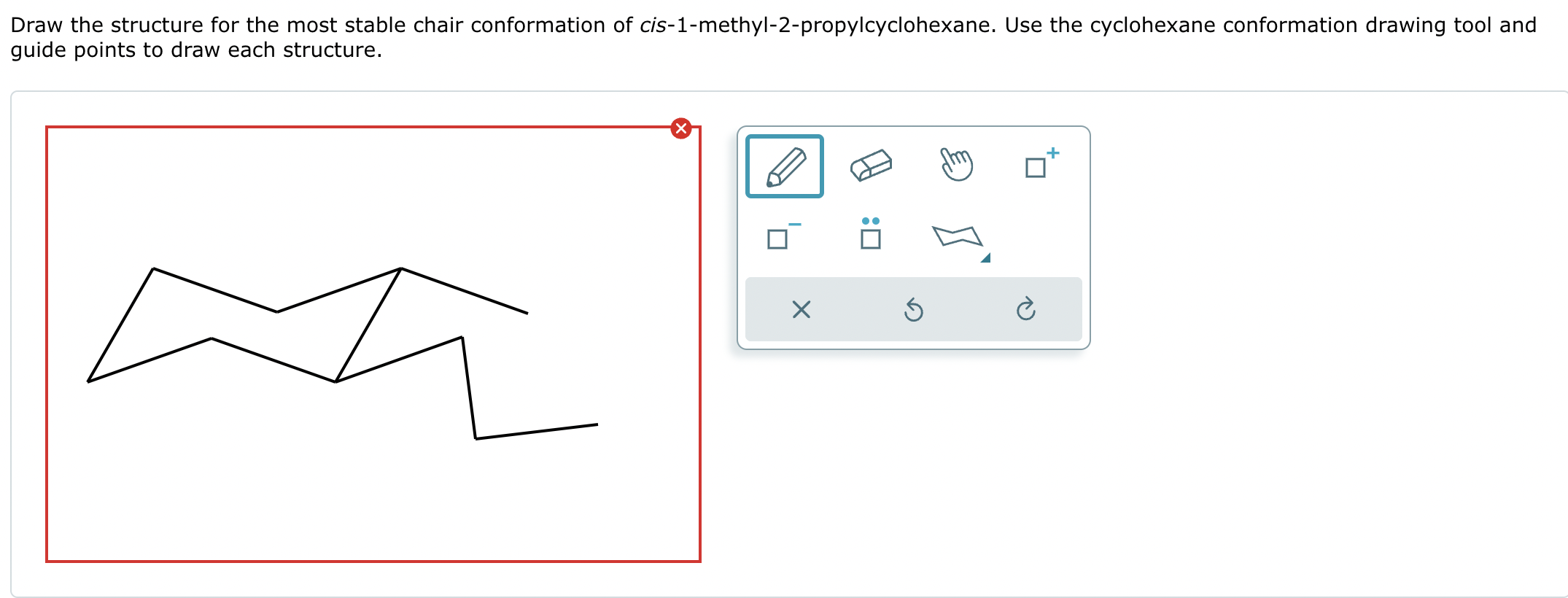 Solved Draw the structure for the most stable chair | Chegg.com