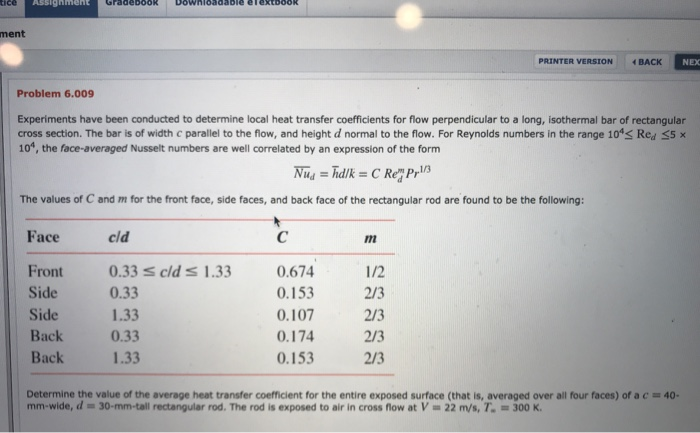 Solved ment PRINTER VERSION BACK Problem 6.009 Experiments | Chegg.com